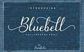 设计星素材分享平台 Bluebell - Calligraphy Font 英文书法字体