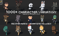 设计星素材分享平台 Cubebrush -1000+ Character Pack
